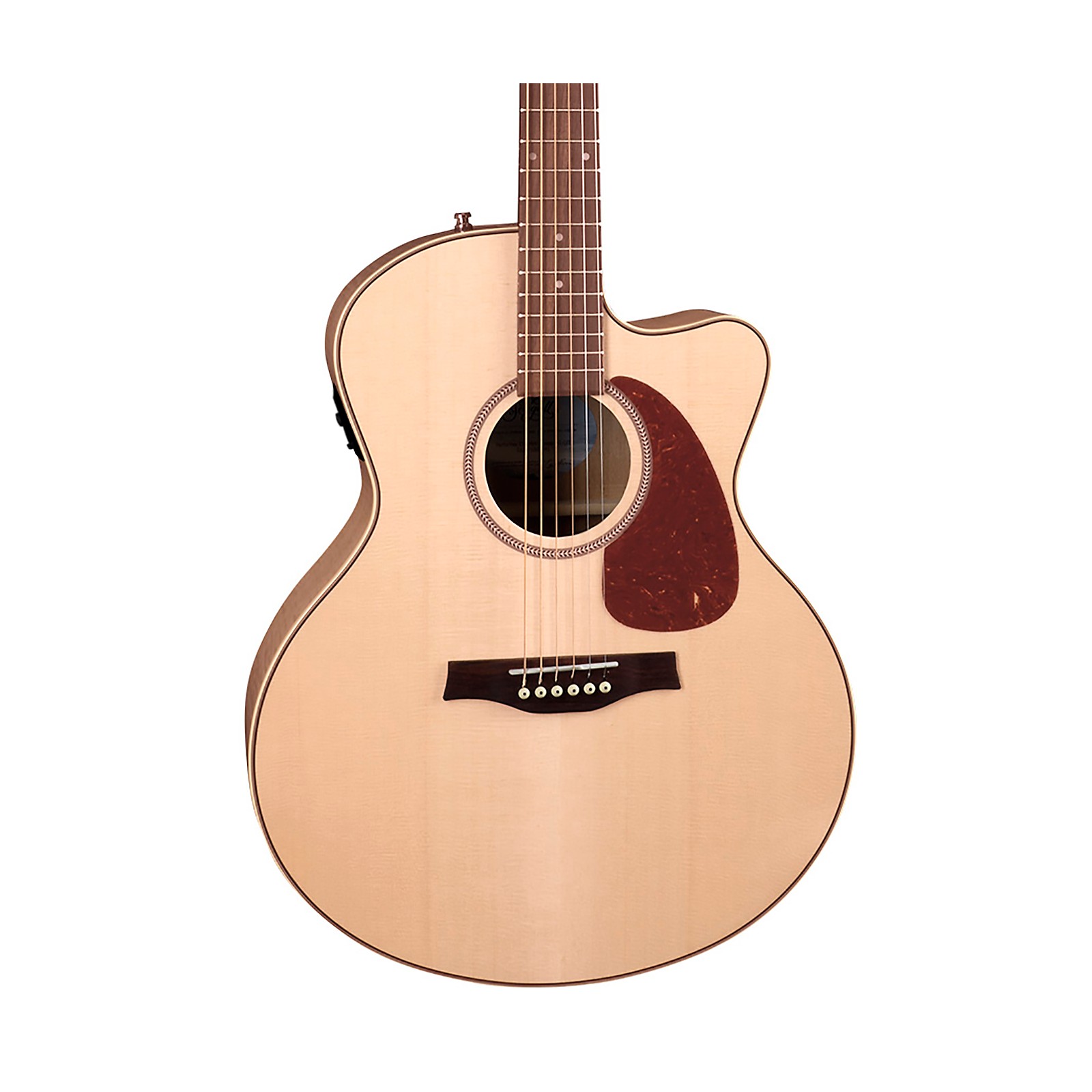 Seagull Performer CW Mini-Jumbo HG Presys II Cutaway Acoustic-Electric ...