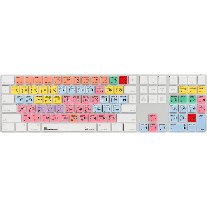 Logickeyboard Avid Pro Tools Magic Full Size US Magic Full Size Skin ...