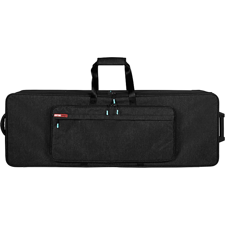 Gator GKP76-BLK Semi-Rigid Lightweight Pro Wheeled Case for 76-Note ...