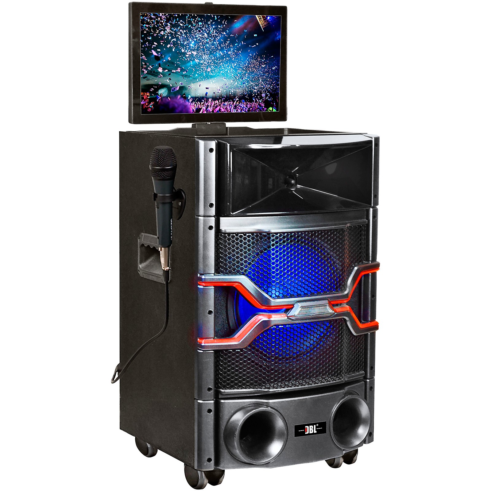 VocoPro 120W Wi-Fi Karaoke System With 14" Touchscreen and Sound ...