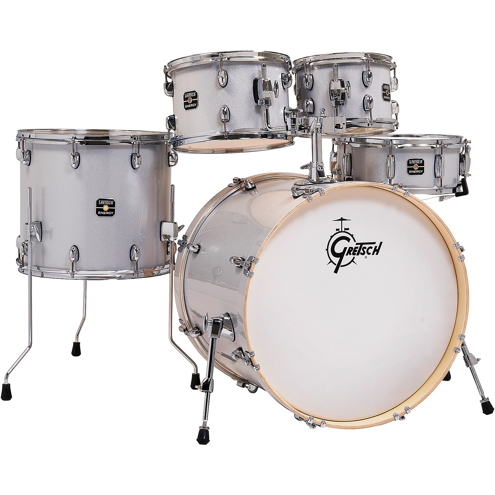 Gretsch Drums Energy 5-Piece Shell Pack Silver Sparkle | Guitar Center