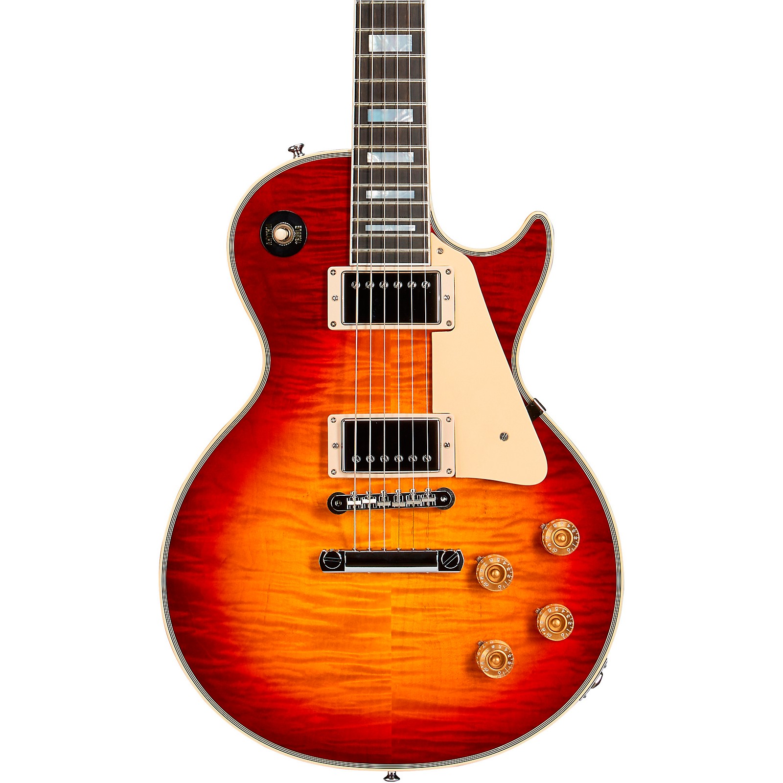 Platinum Gibson Custom M2M 1968 Les Paul Custom Figured Gloss Electric ...