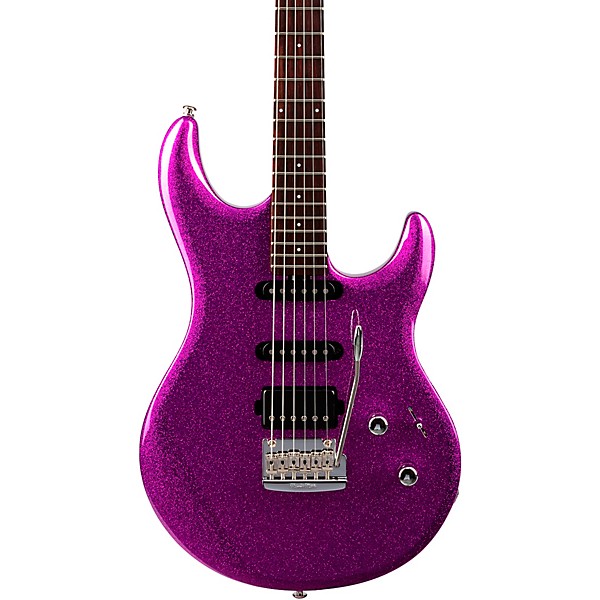 Platinum Ernie Ball Music Man Luke 3 HSS Electric Guitar Fuchsia ...