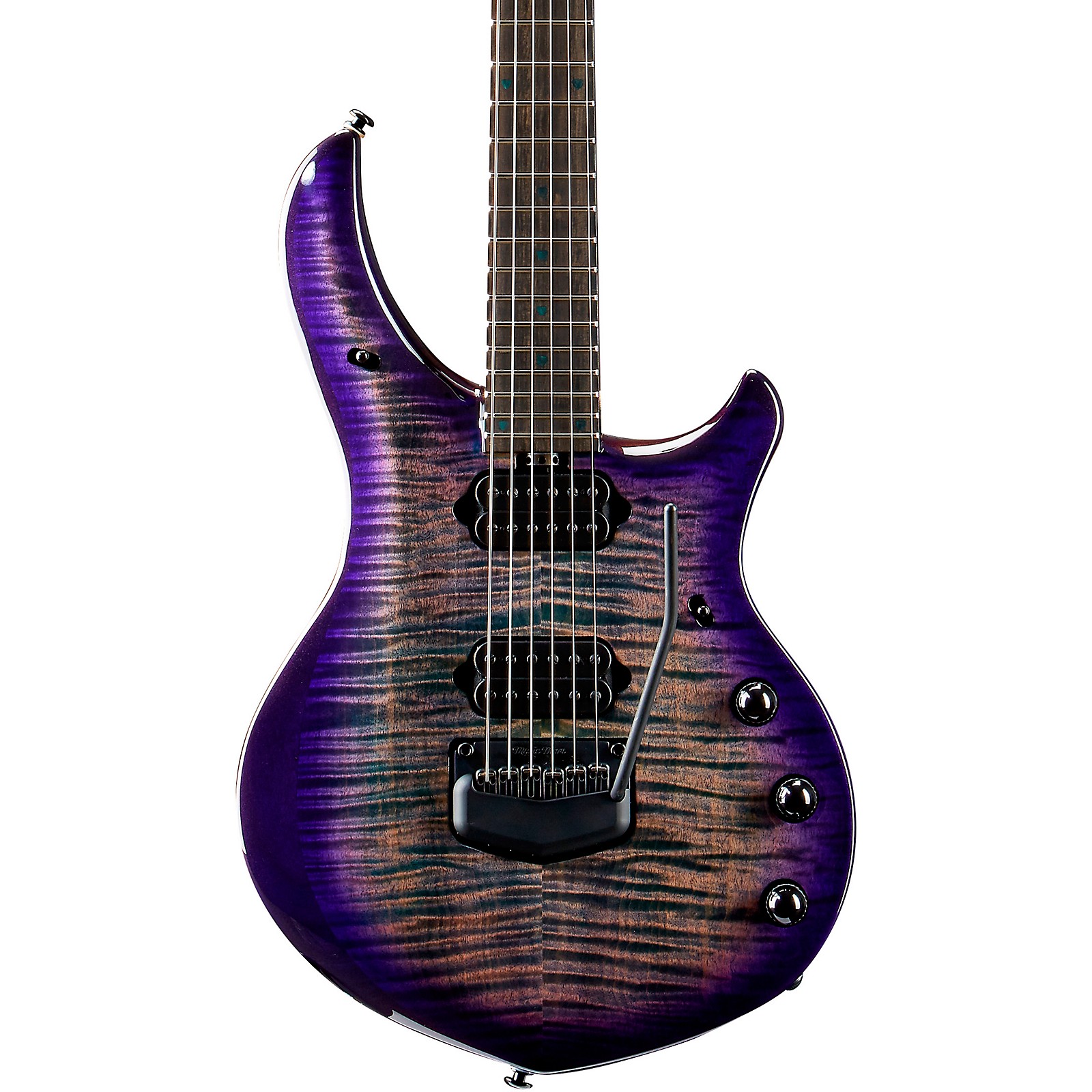 Platinum Ernie Ball Music Man John Petrucci Majesty Figured Maple Top ...