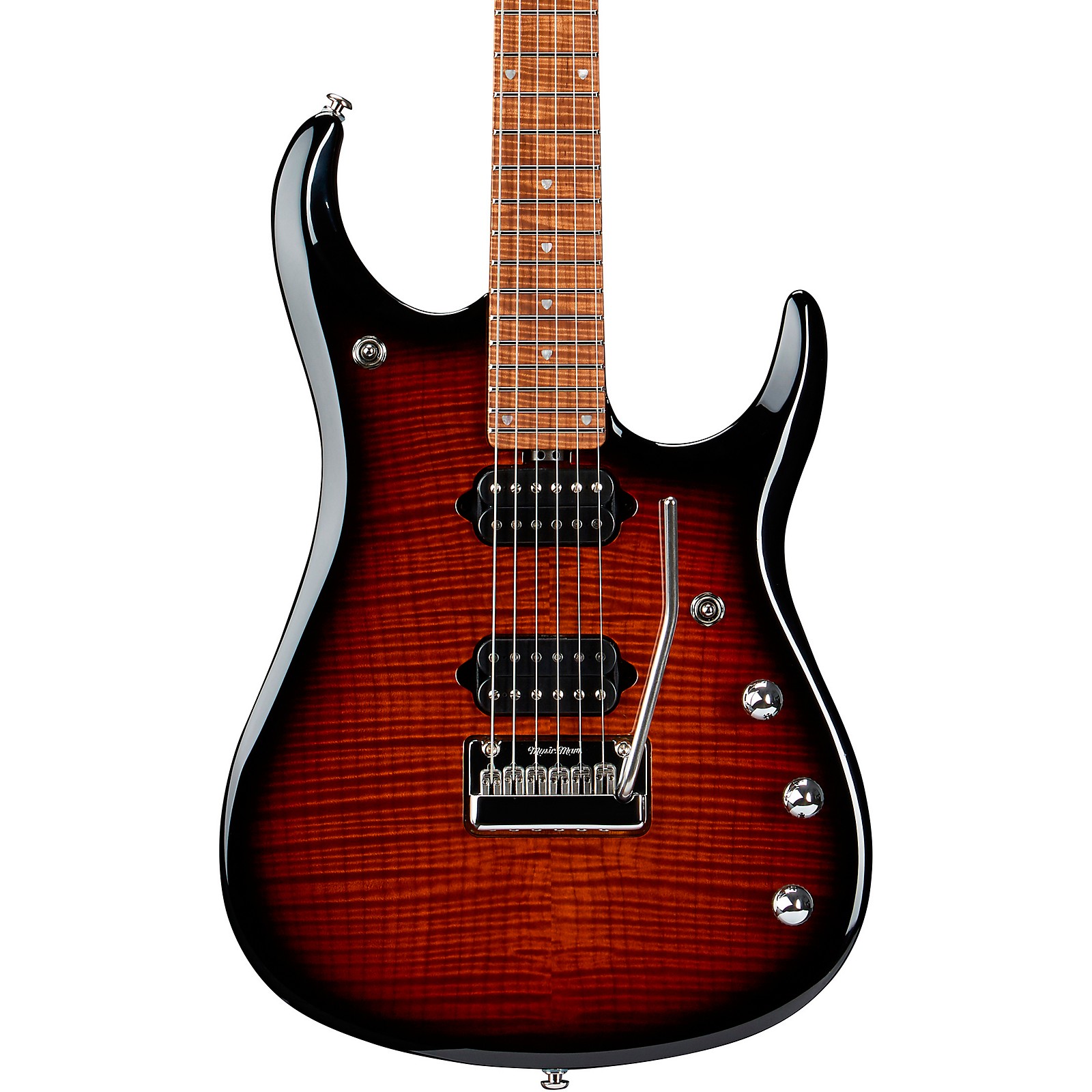 Platinum Ernie Ball Music Man JP15 Flamed Maple Top Electric Guitar ...