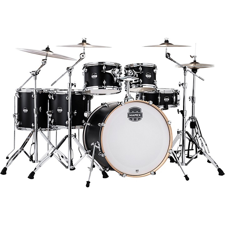 Mapex Mars Maple Studioease 6-Piece Shell Pack With 22" Bass Drum Matte ...