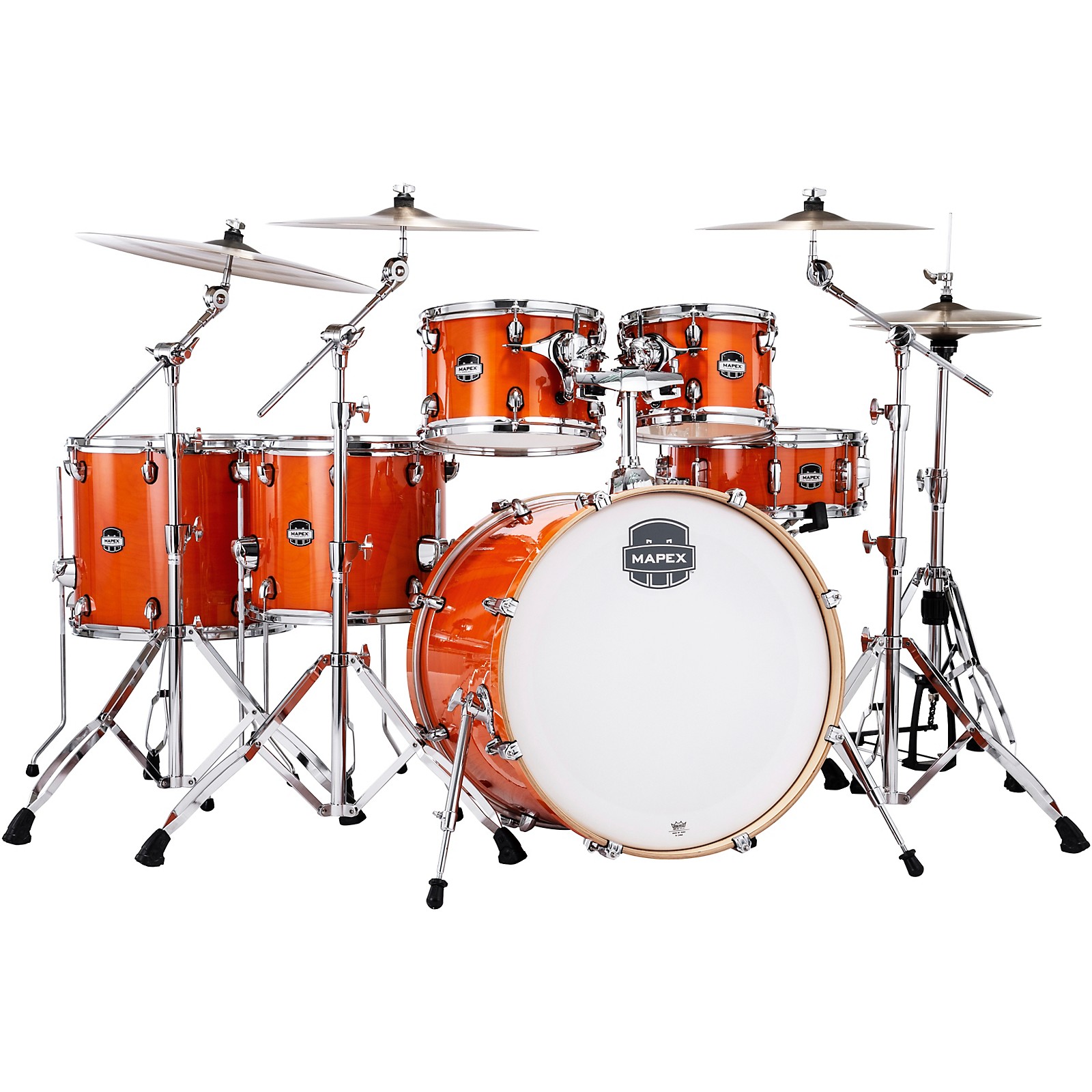 Mapex Mars Maple Studioease 6-Piece Shell Pack With 22" Bass Drum ...