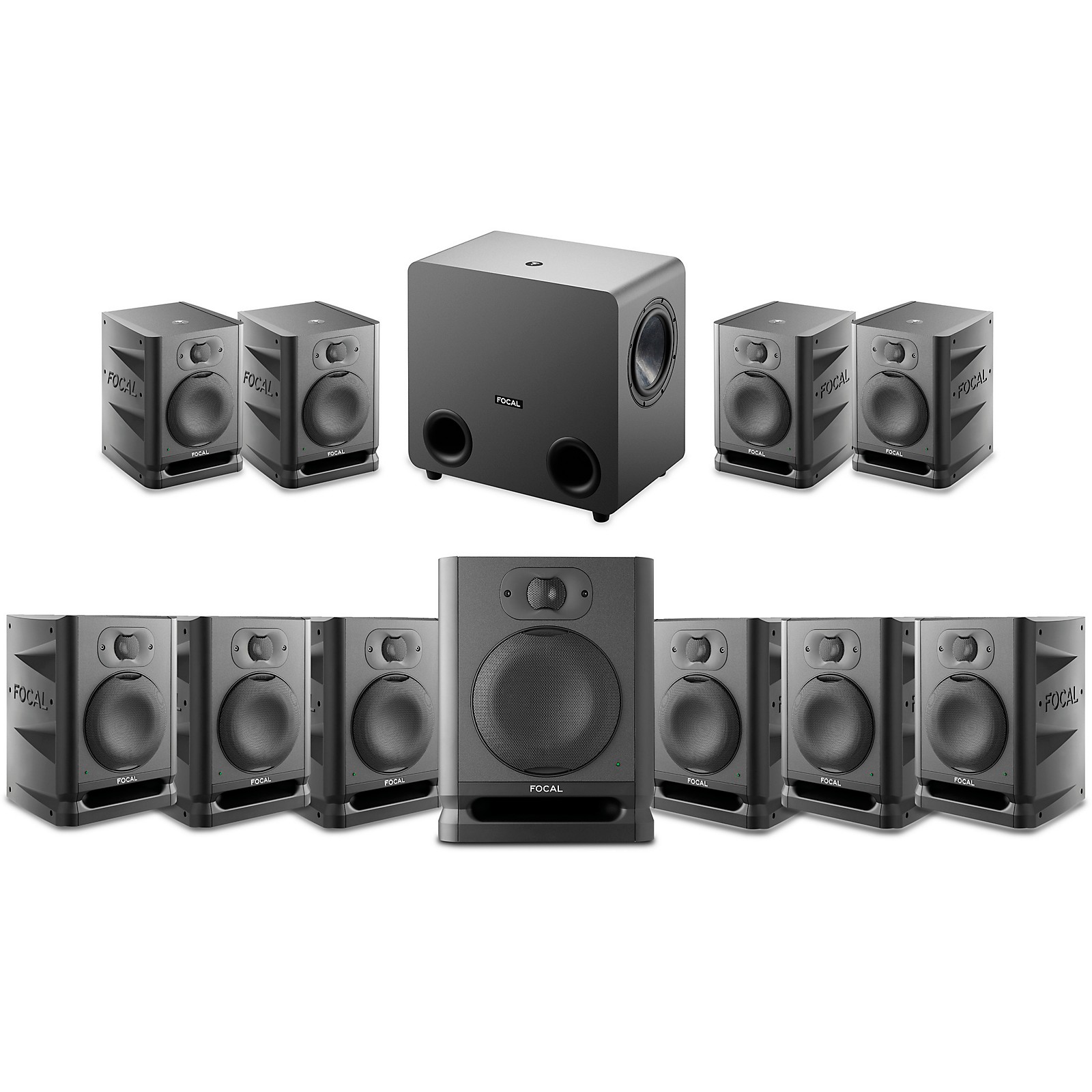 Focal 7.1.4 Immersive Audio Studio Monitor System | Guitar Center