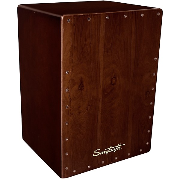 Sawtooth Chocolate Satin Hand-Stained Large-Size Cajon | Guitar Center