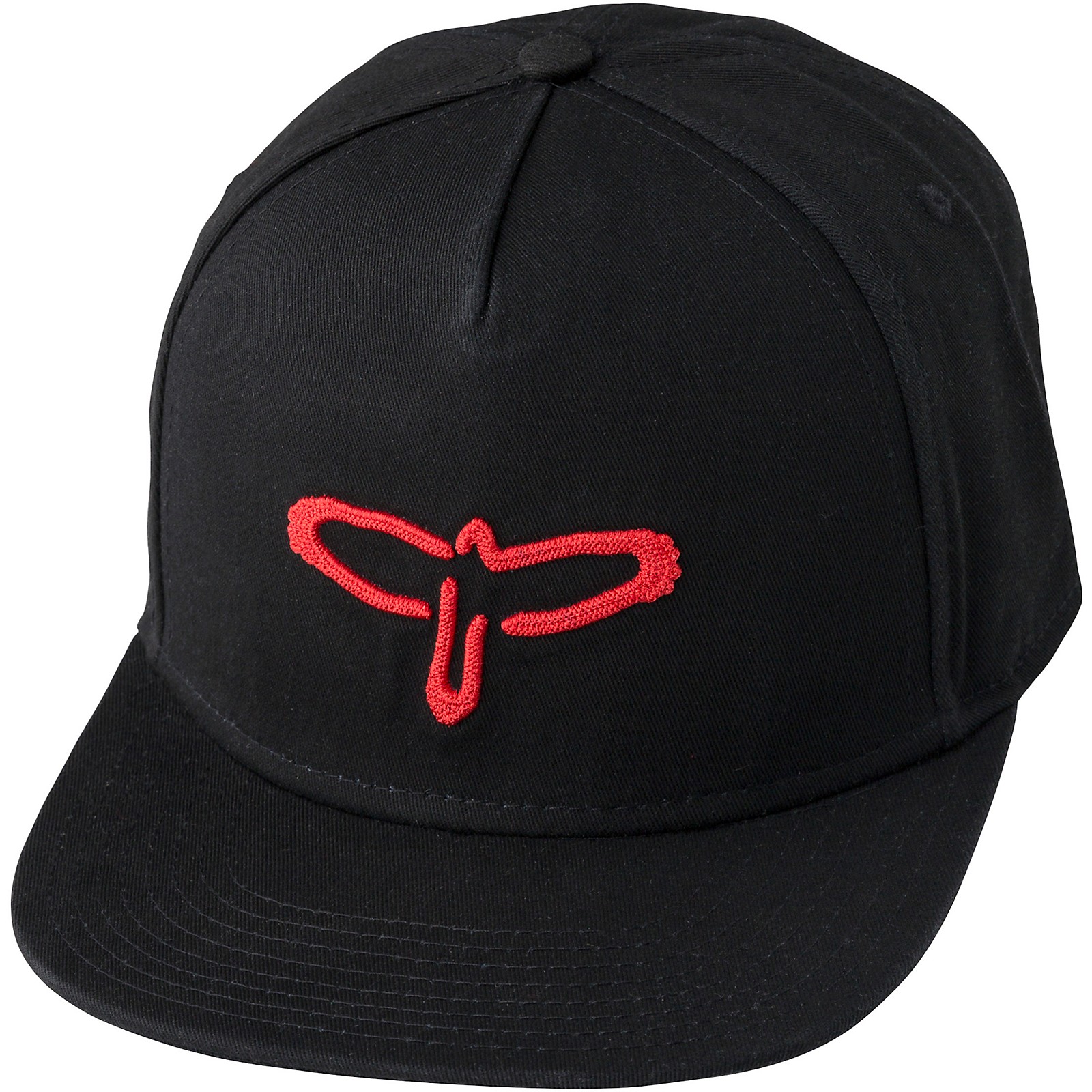 PRS Flat Bill Baseball Hat, Black - Red Bird Logo | Guitar Center