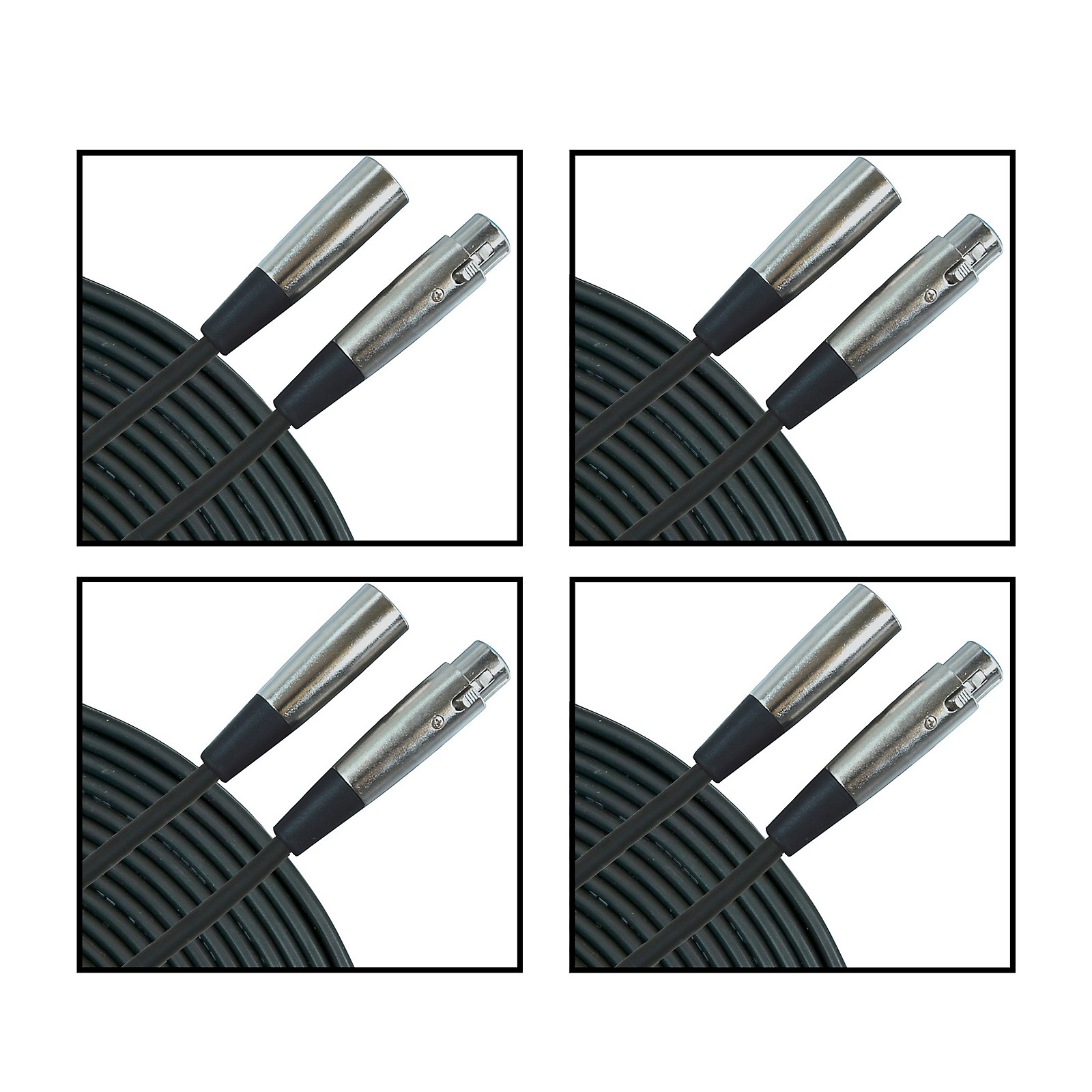 Gear One XLR Microphone Cable 4-Pack 20 ft. | Guitar Center