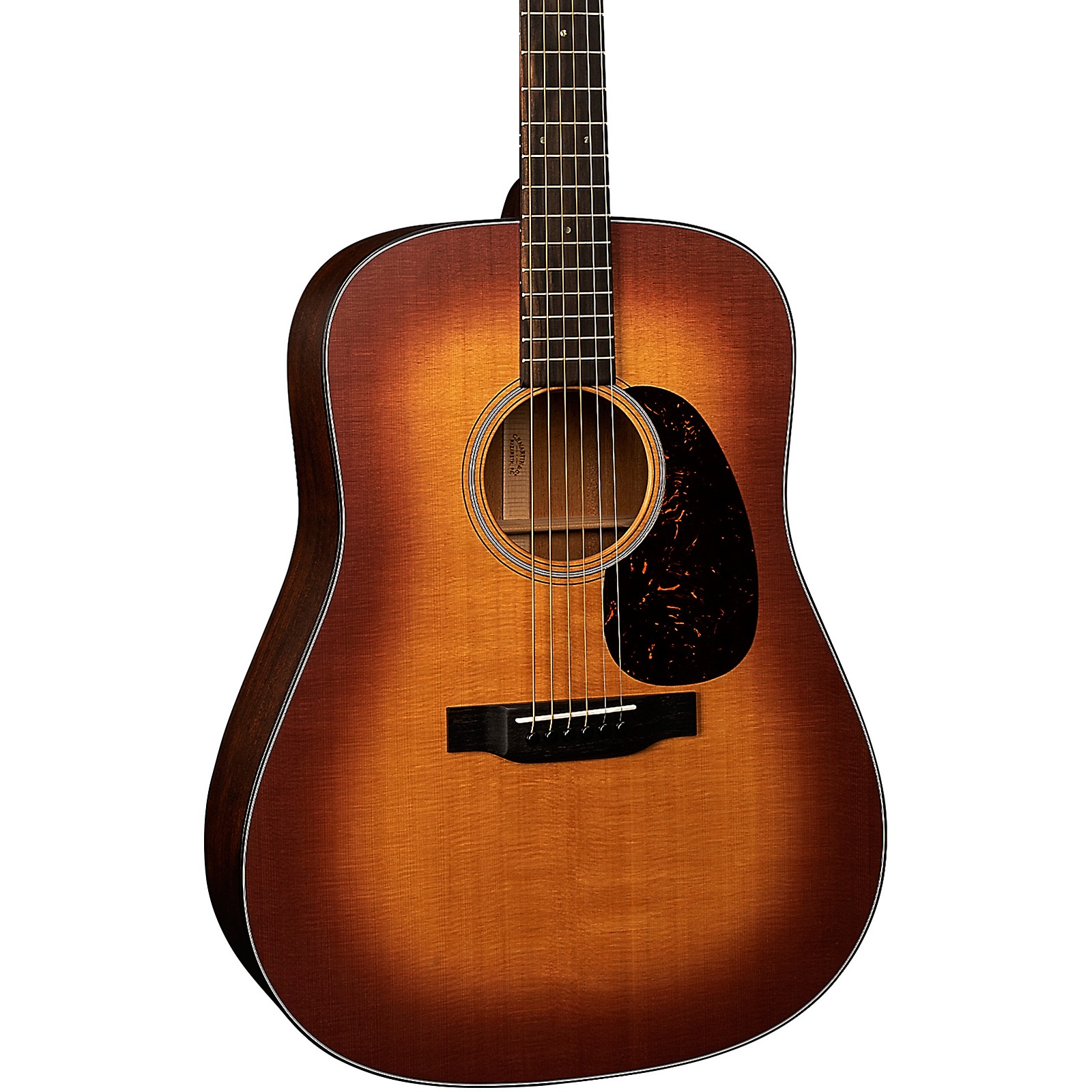 Platinum Martin D-18 Satin Acoustic Guitar Amber Burst | Guitar Center