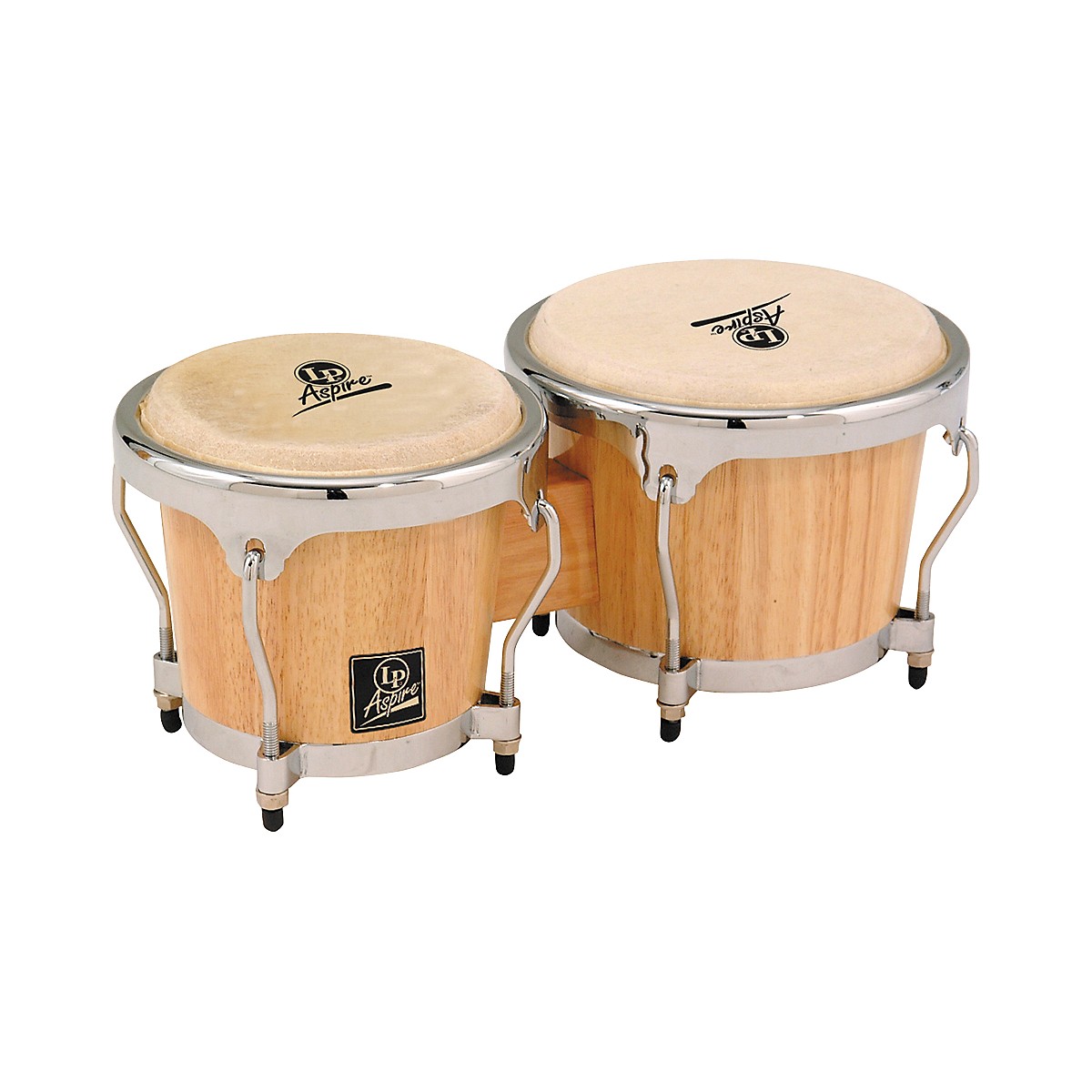 LP LPA601 Aspire Oak Bongos with Chrome Hardware Natural | Guitar Center