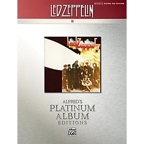 Alfred Led Zeppelin II Guitar Tab Platinum Edition Book | Guitar Center