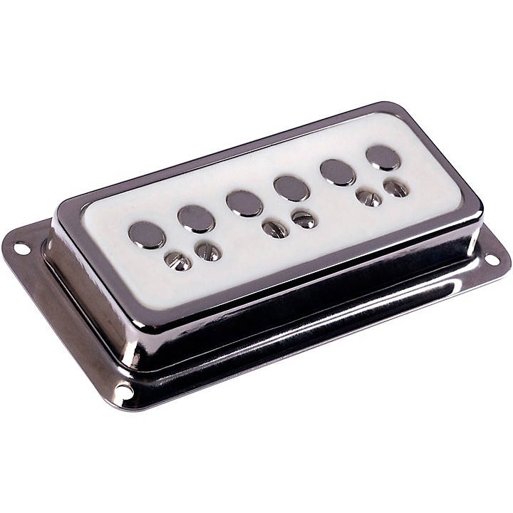 DeArmond Dynasonic Single-Coil Electric Guitar Pickup Nickel/White Neck ...