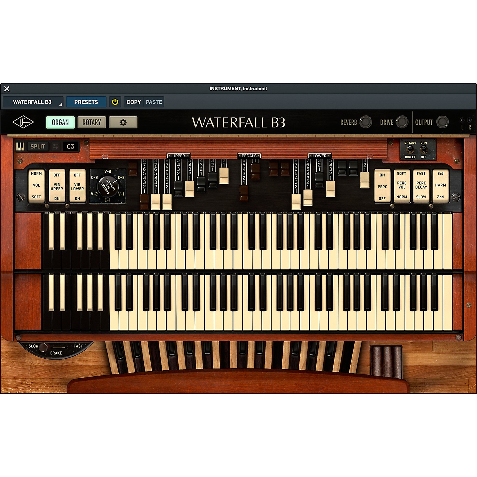 Universal Audio Waterfall B3 Organ - UAD Instrument (Mac/Windows ...