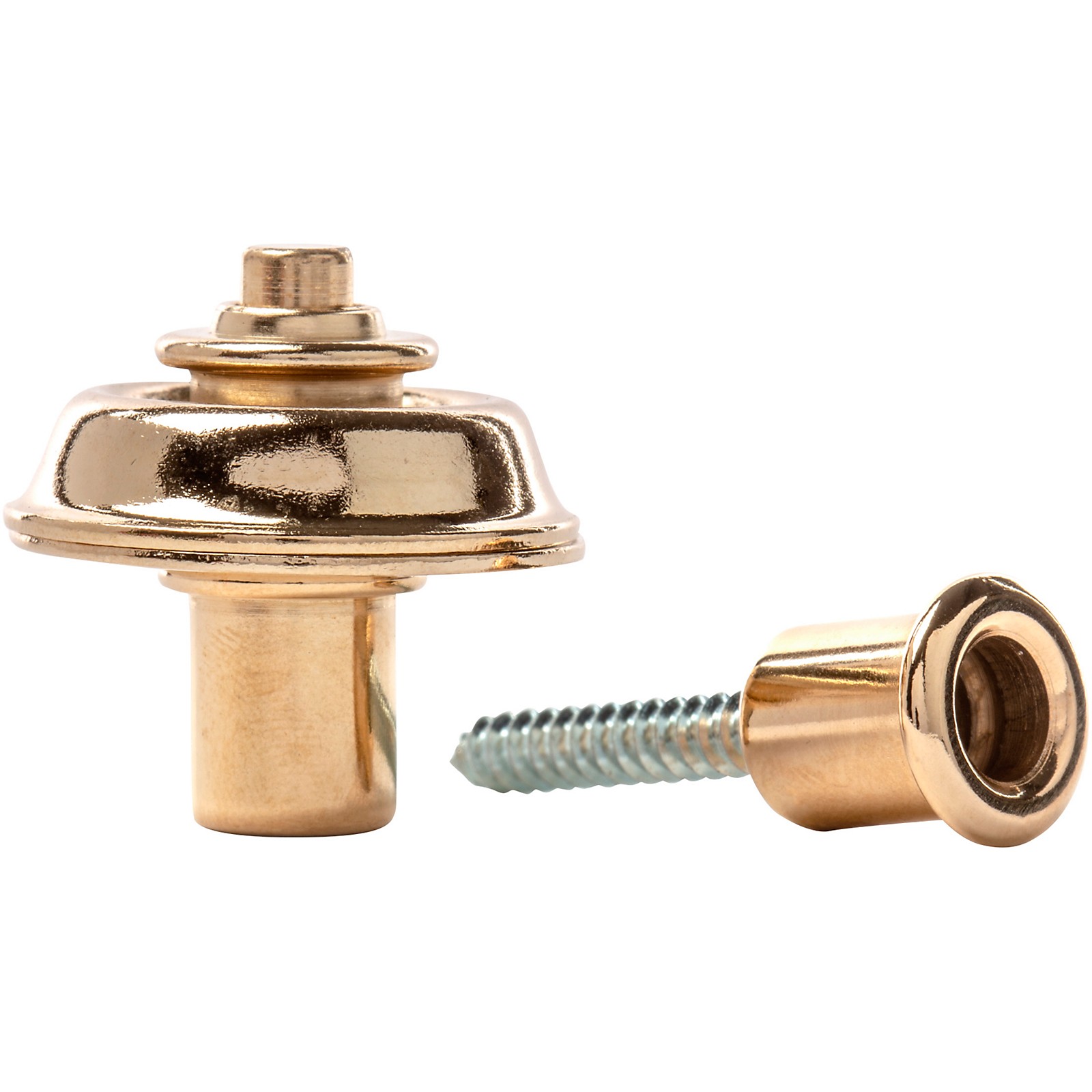 Dunlop Straplok Flush Mount Strap Retainer System Gold | Guitar Center