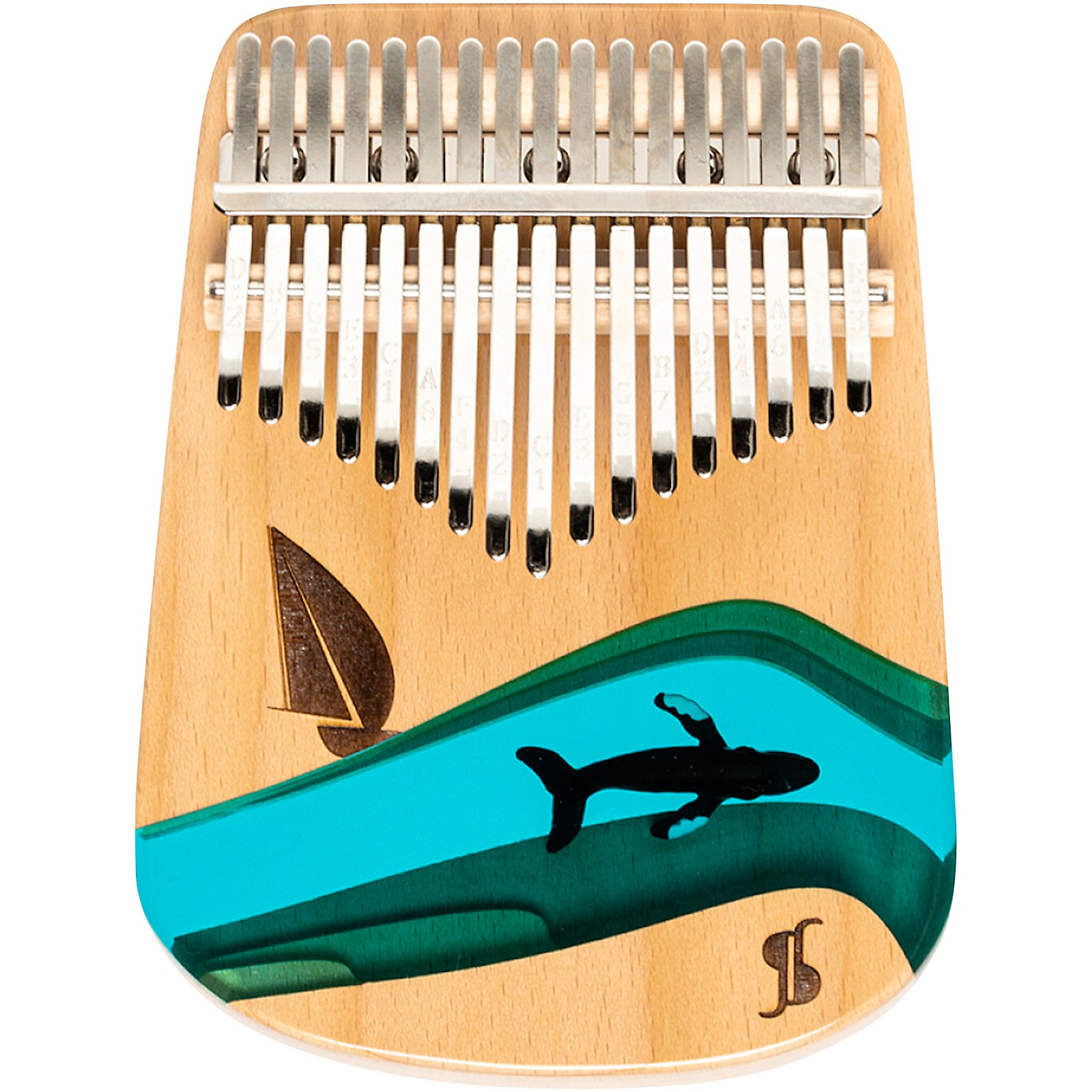 Stagg 17-Key Ocean Flat Kalimba Natural | Guitar Center
