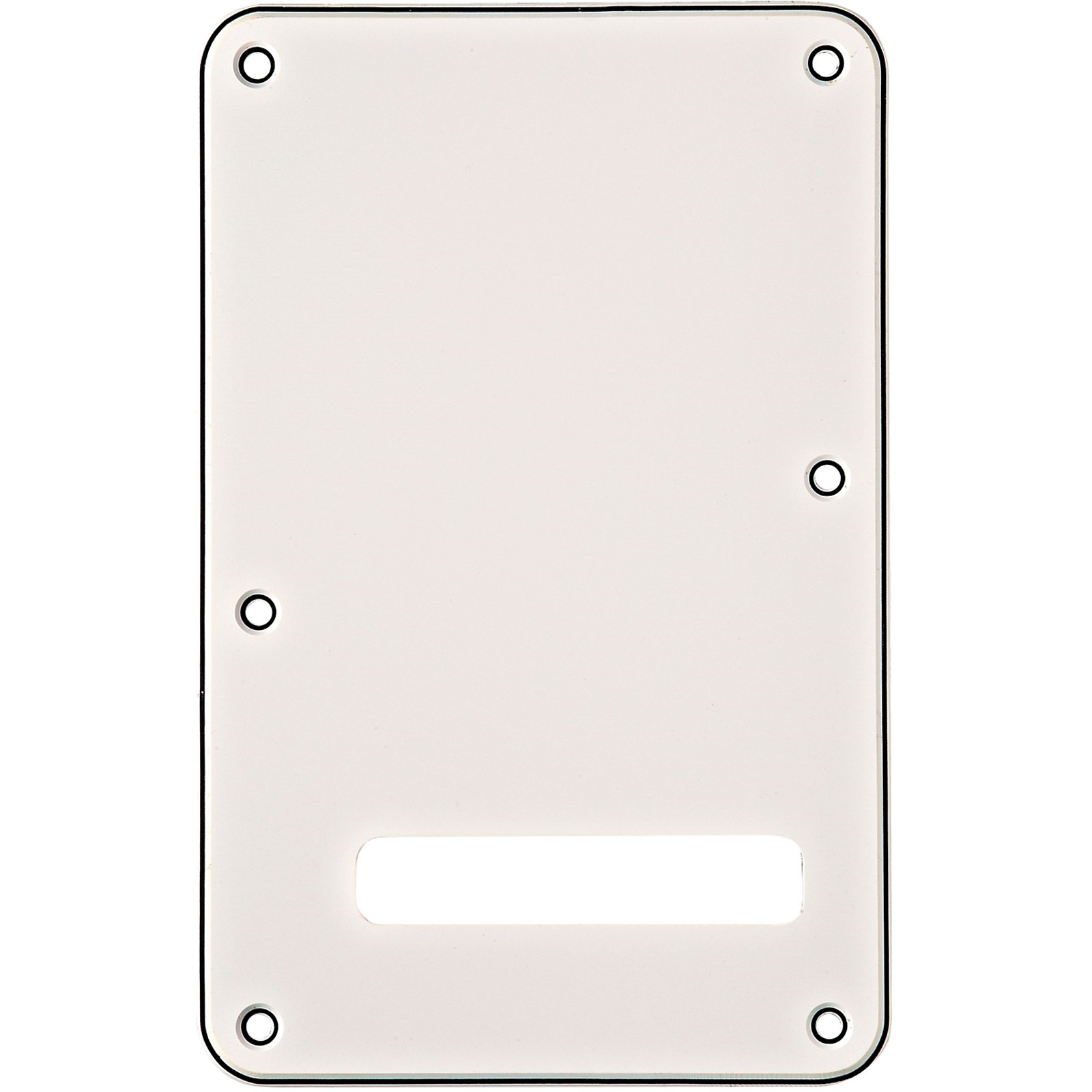 Fender Stratocaster Modern Style Tremolo Backplates White | Guitar Center