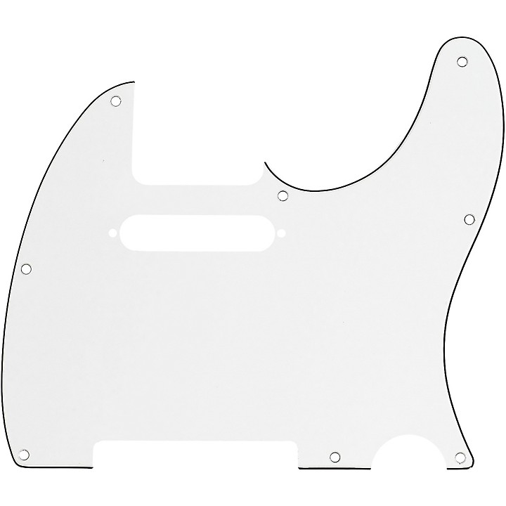 Fender 8 Hole Mount Multi Ply Telecaster Pickguards Parchment | Guitar ...