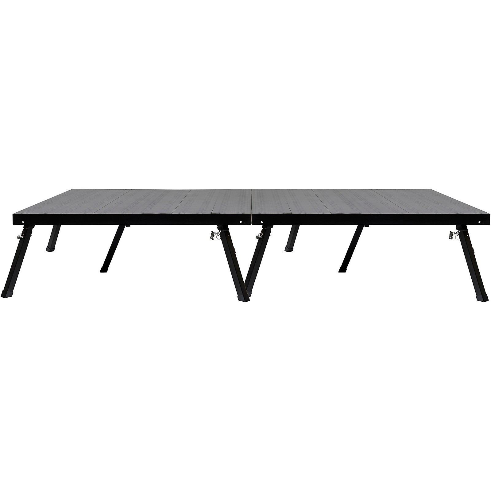 MyStage Portable Stage 2 Stage Decks - 4' x 8' Black | Guitar Center