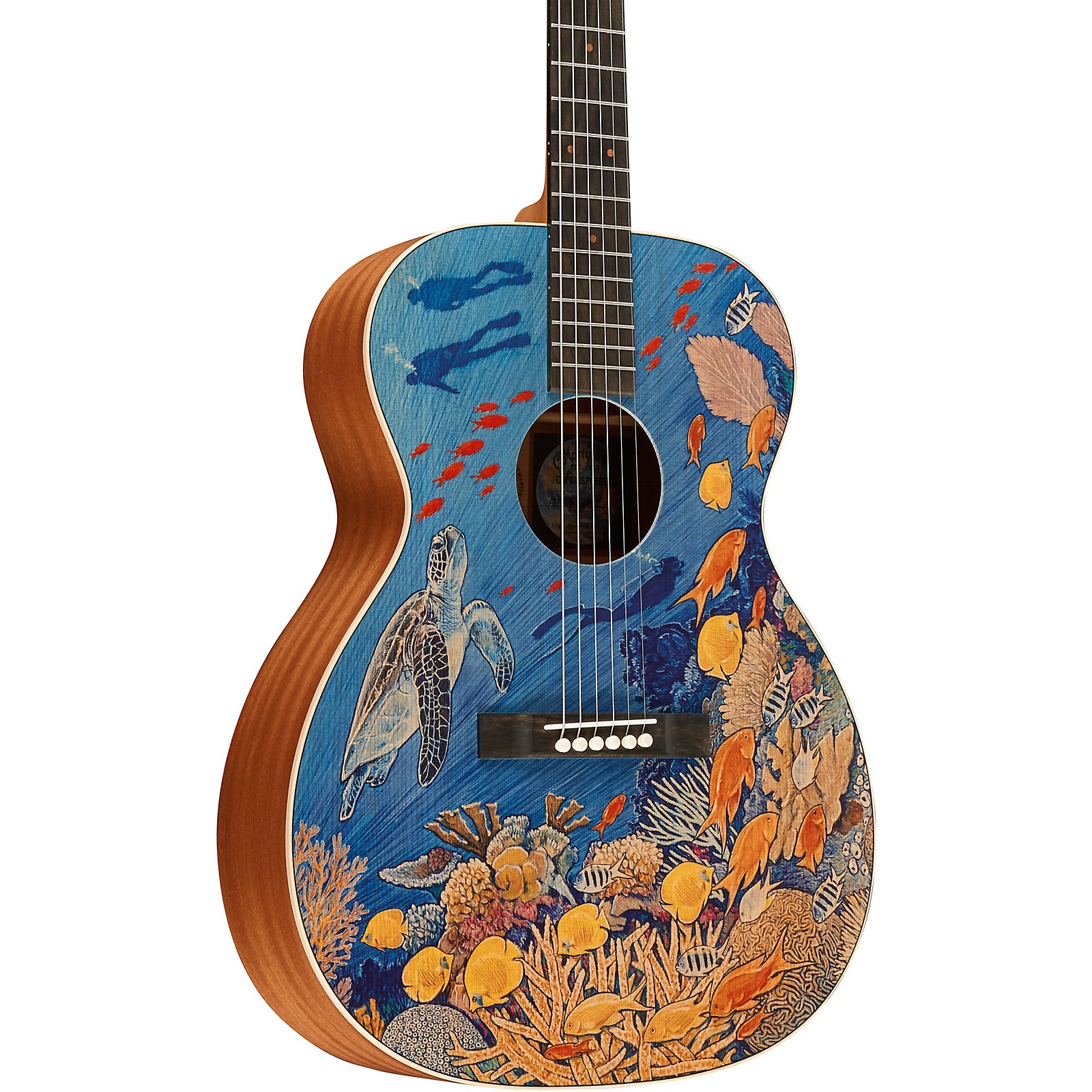 Platinum Martin OM Biosphere Acoustic Guitar Ocean | Guitar Center