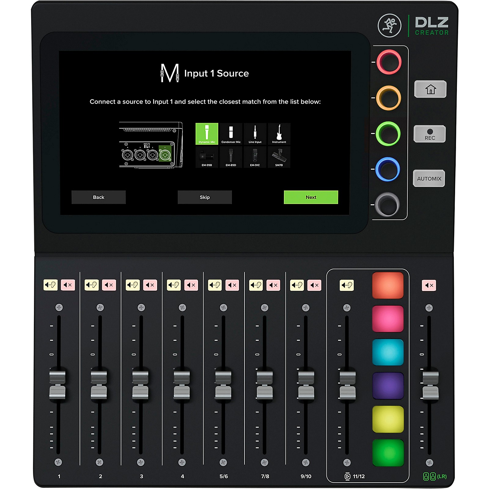 Mackie DLZ Creator Adaptive Digital Mixer for Podcasting and Streaming ...