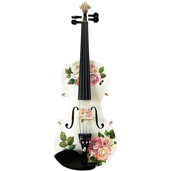 Rozanna's Violins Rose Delight Violin Outfit With Carbon Fiber Bow 4/4 ...