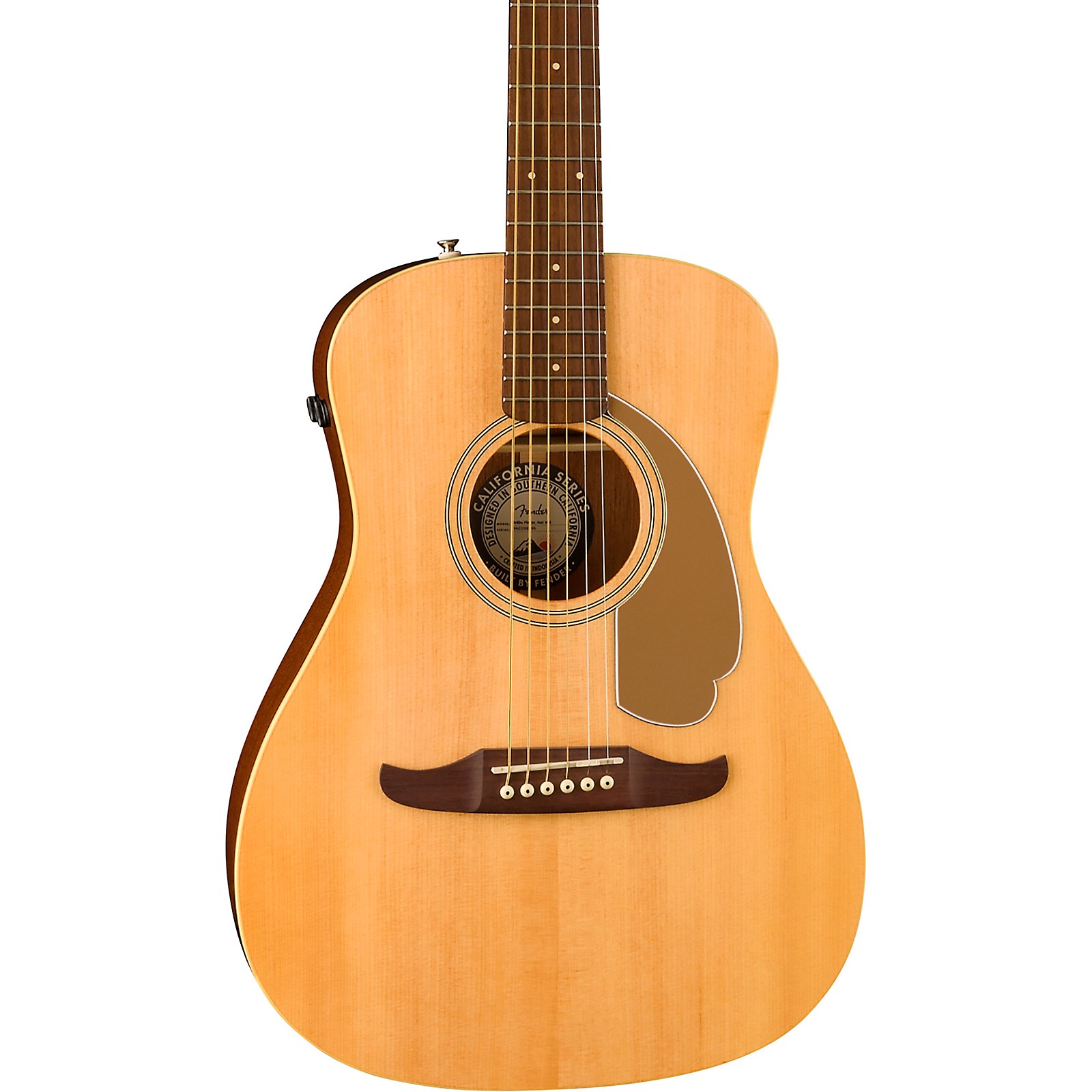 Fender California Malibu Player Acoustic-Electric Guitar Natural ...