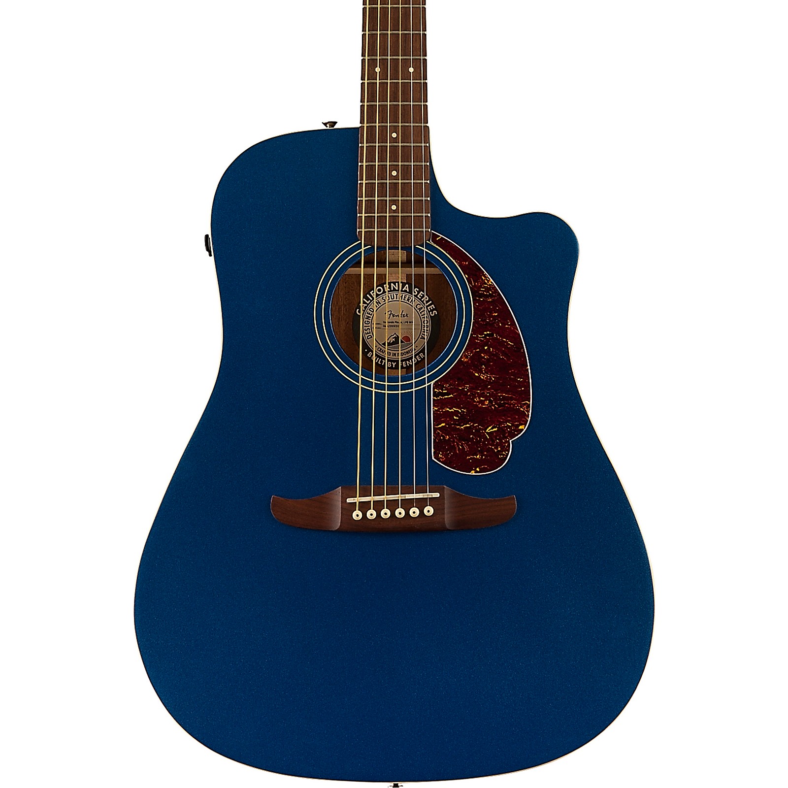 Fender California Redondo Player Acoustic-Electric Guitar Lake Placid ...