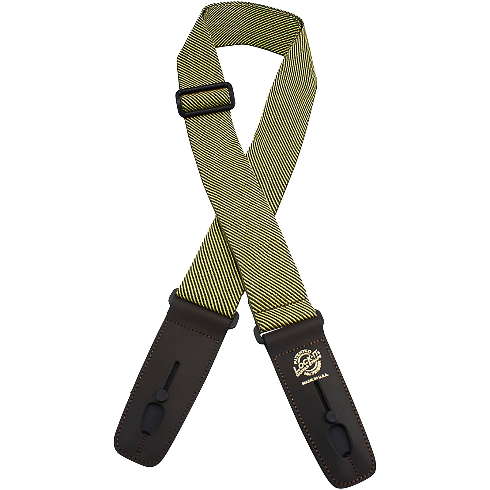 Lock-It Straps Jacquard 2" Locking Guitar Strap Tweed | Guitar Center