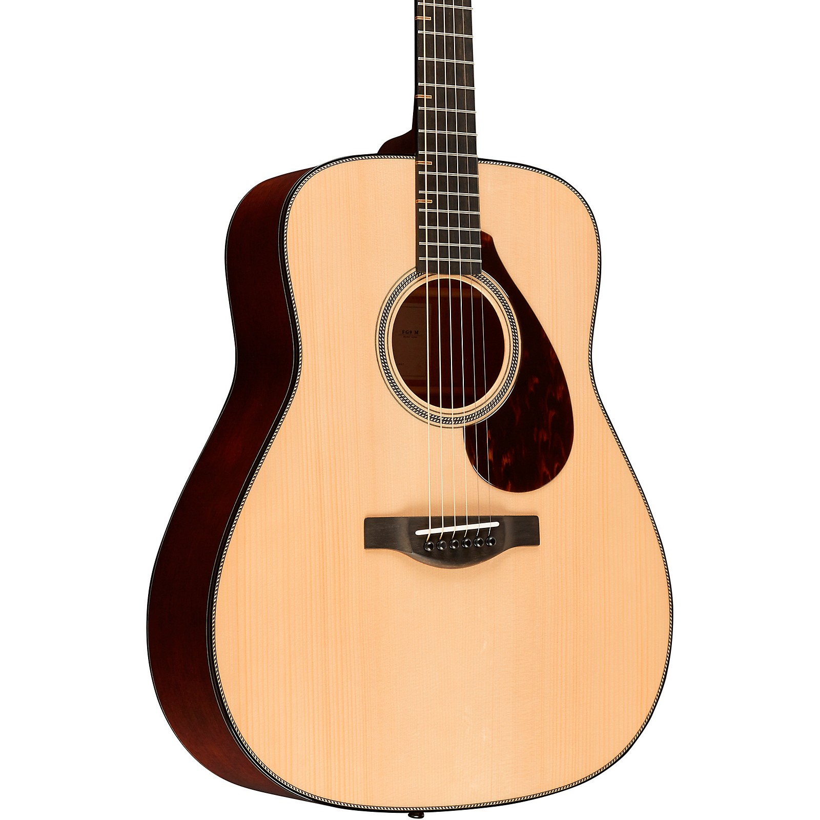 Platinum Yamaha FG9 Mahogany Acoustic Guitar Natural | Guitar Center