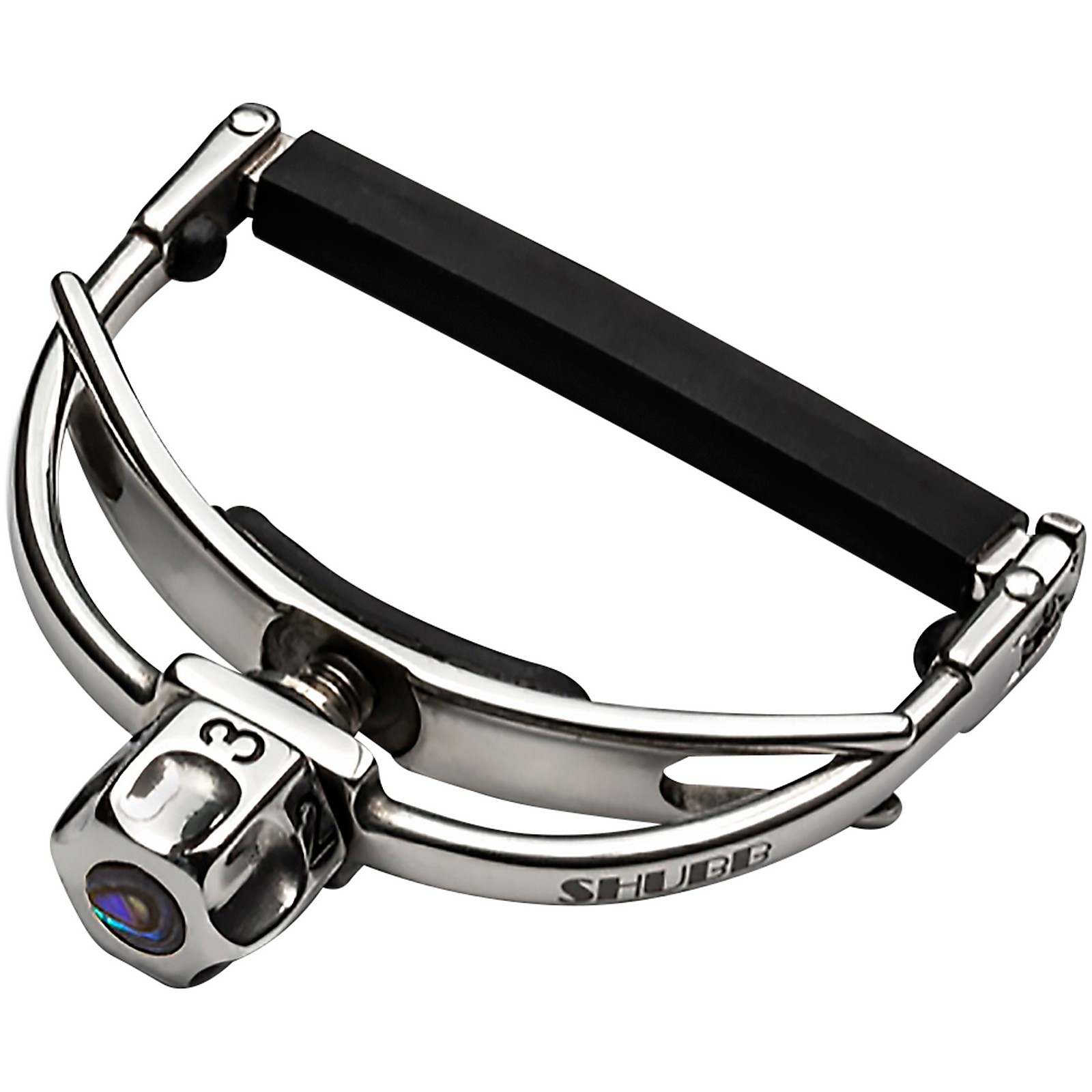 Shubb Fine Tune Series Capo for Steel String Guitar Silver | Guitar Center