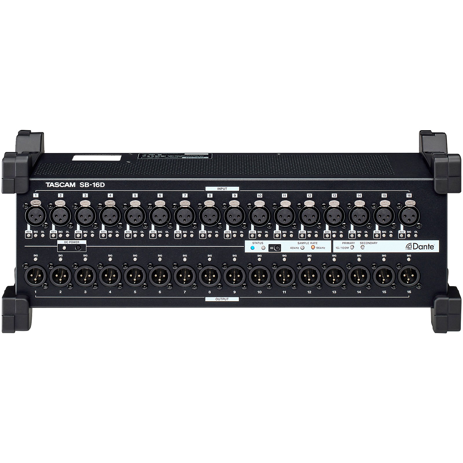 TASCAM SB-16D 16-In/16 Out Dante Stage Box | Guitar Center