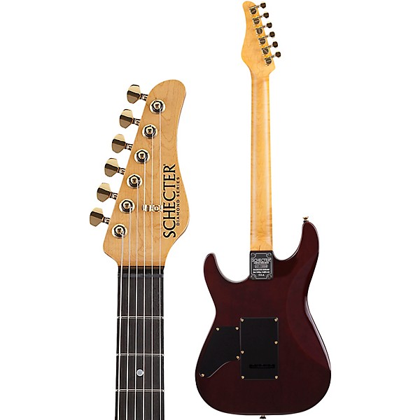 Schecter Guitar Research California Classic Electric Guitar Transparent ...