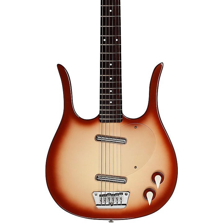 Danelectro Longhorn Baritone Electric Guitar Copper Burst | Guitar Center