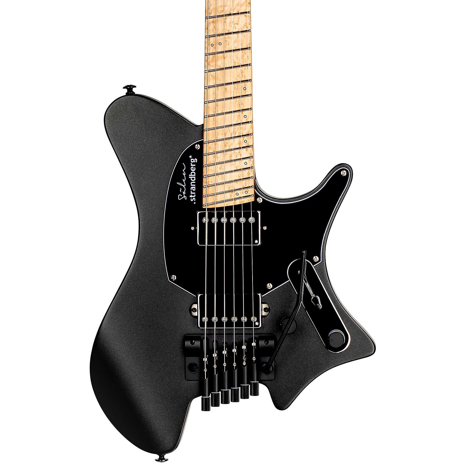 Platinum strandberg Salen Classic NX 6 Tremolo Electric Guitar Black ...