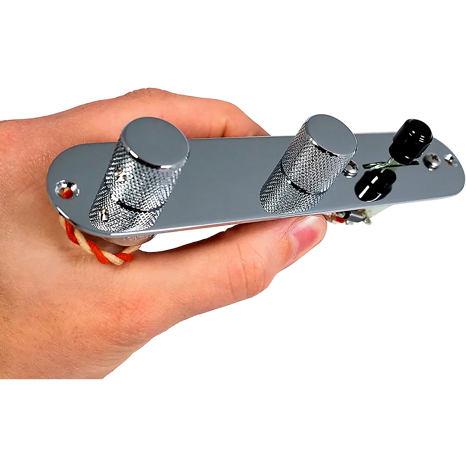 920d Custom Tele Chrome Reversed Control Plate Upgrade With Knobs ...