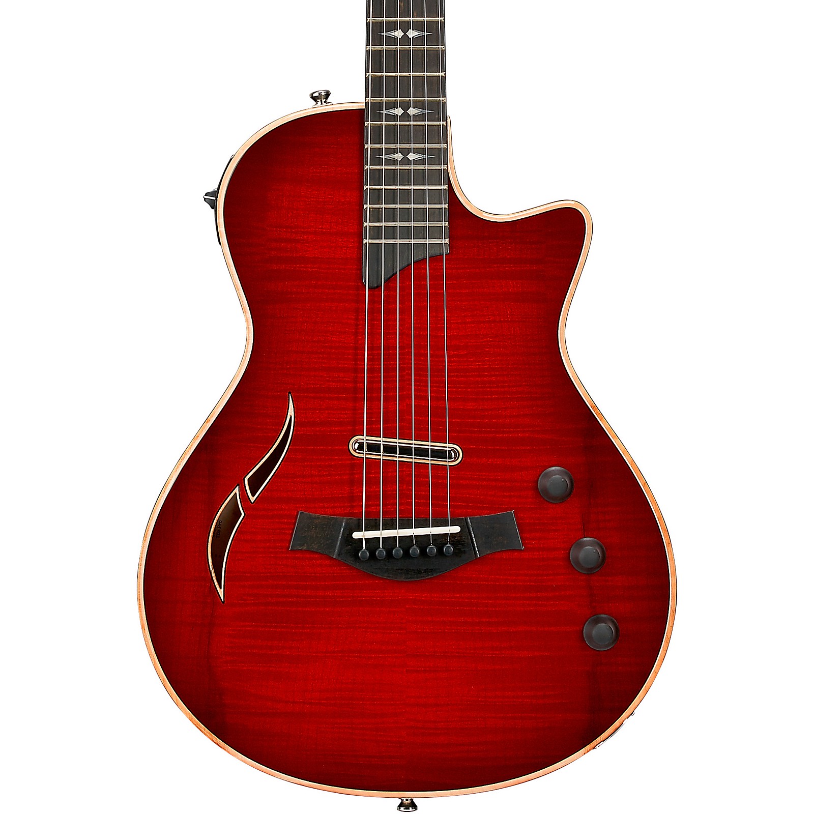 Platinum Taylor T5z Pro Acoustic-Electric Guitar Cayenne Red | Guitar ...