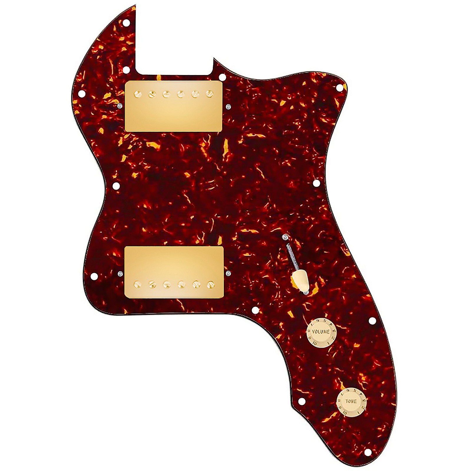 920d Custom 72 Thinline Tele Loaded Pickguard With Gold Cool Kids ...