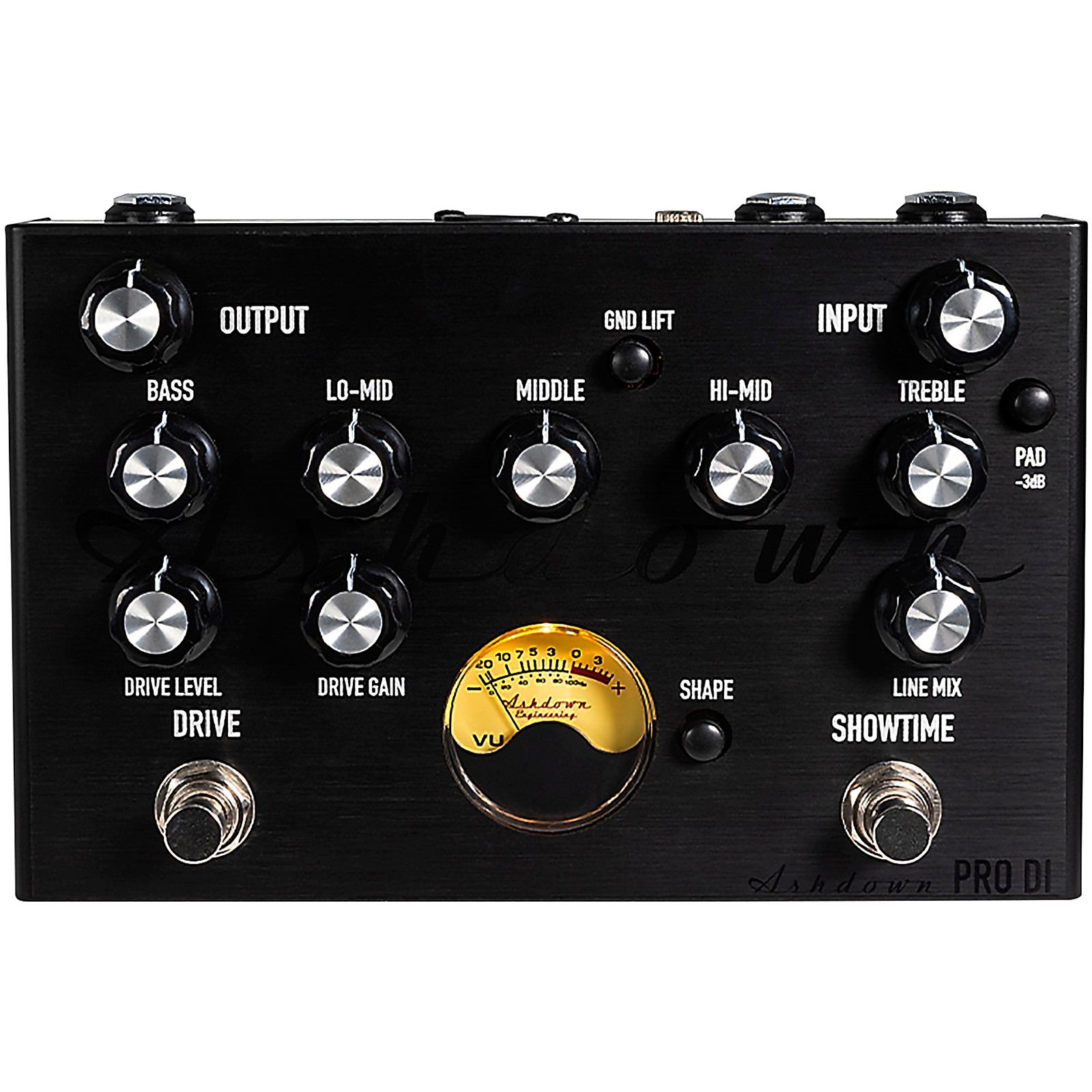Ashdown PRO DI Preamp With 5-Band EQ Effects Pedal Black | Guitar Center