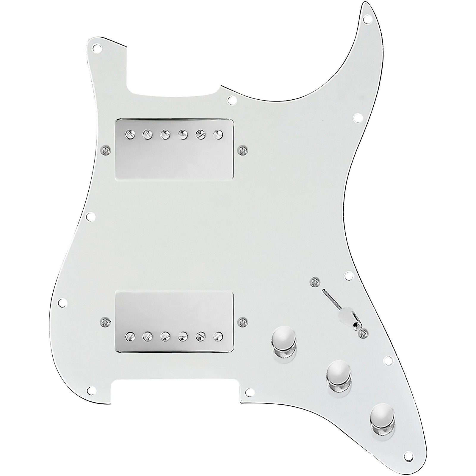 920d Custom HH Loaded Pickguard for Strat With Nickel Smoothie ...