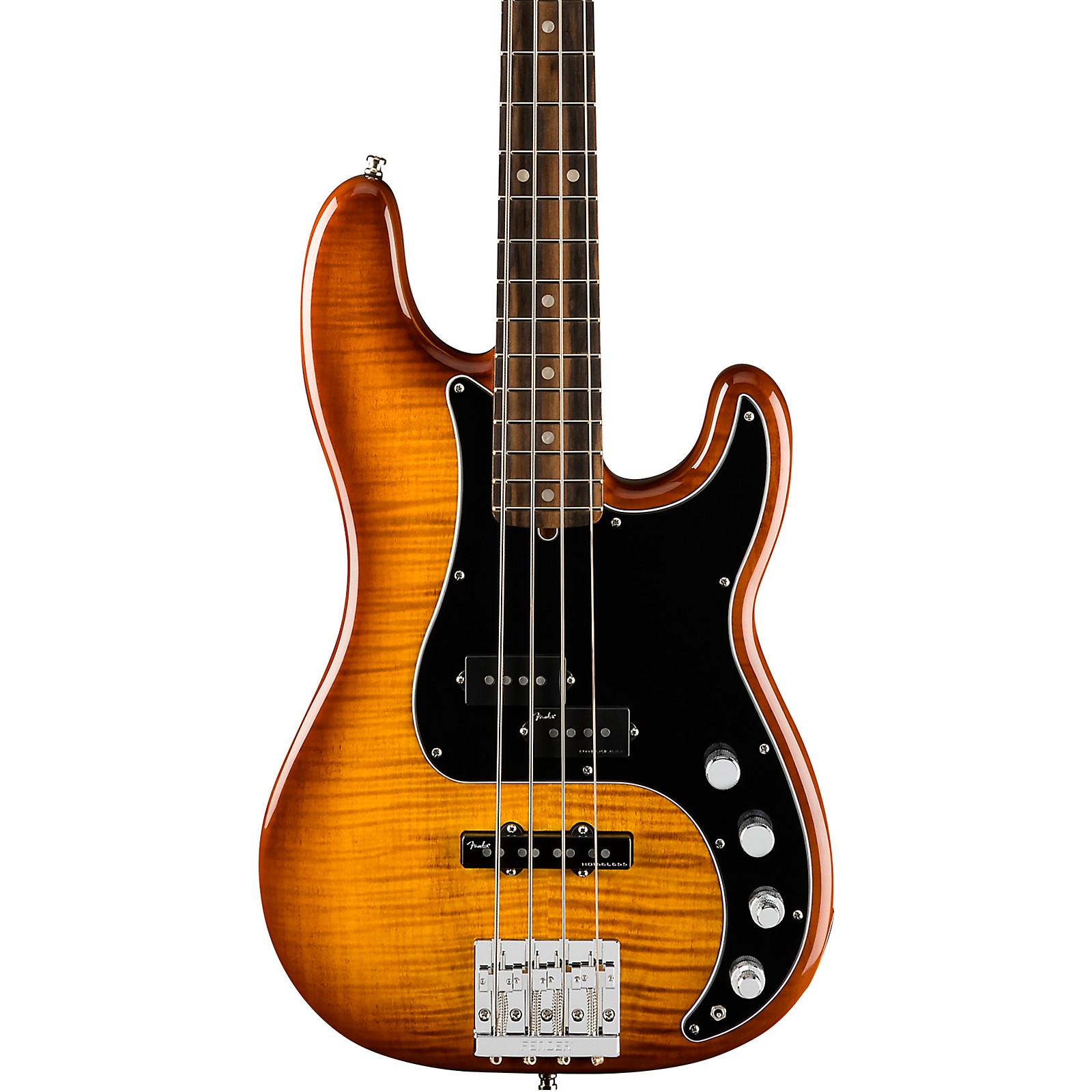 Fender Limited-Edition American Ultra Precision Bass Guitar Tiger's Eye ...