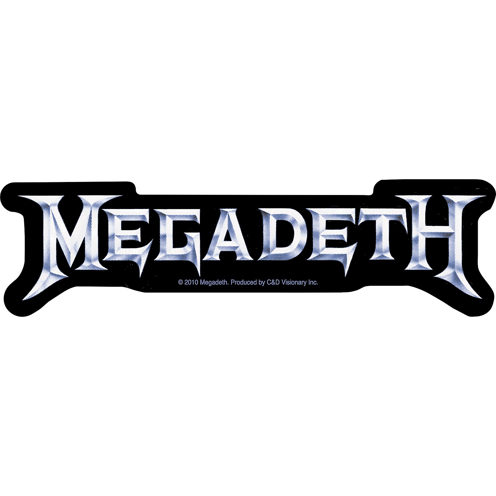 C&D Visionary Megadeth Logo Sticker | Guitar Center