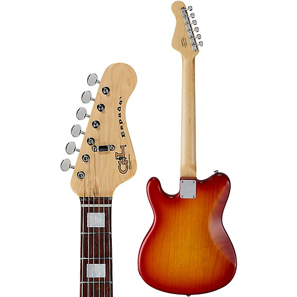 Platinum G&L CLF Research Espada Electric Guitar Cherry Burst | Guitar ...