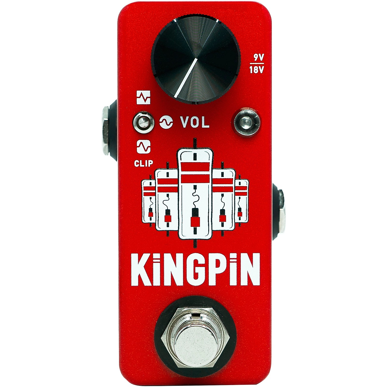 CopperSound Pedals Kingpin Germanium Clipper Effects Pedal Red | Guitar ...