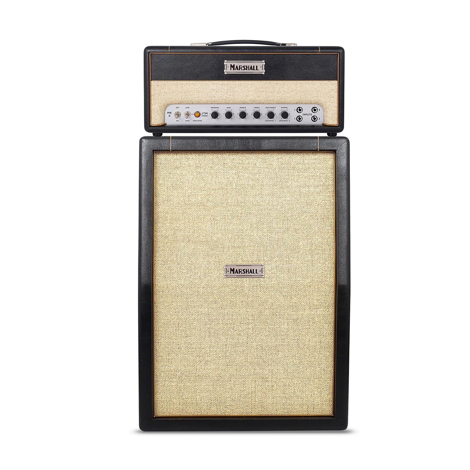 Marshall Studio JTM Tube Guitar Amp Stack With 2x12 Creamback Cabinet ...