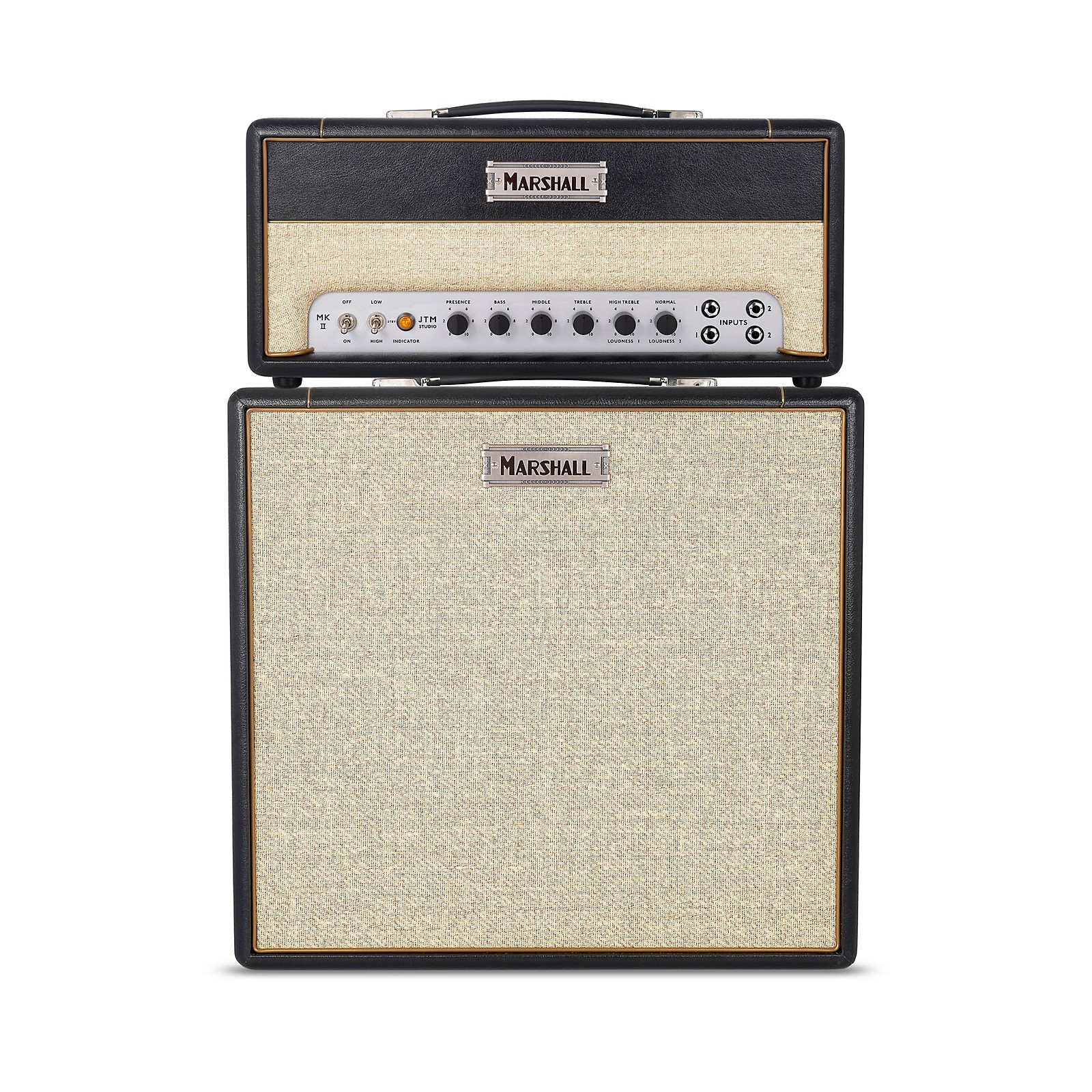 Marshall Studio JTM Tube Guitar Amp Stack With 1x12 Creamback Cabinet ...