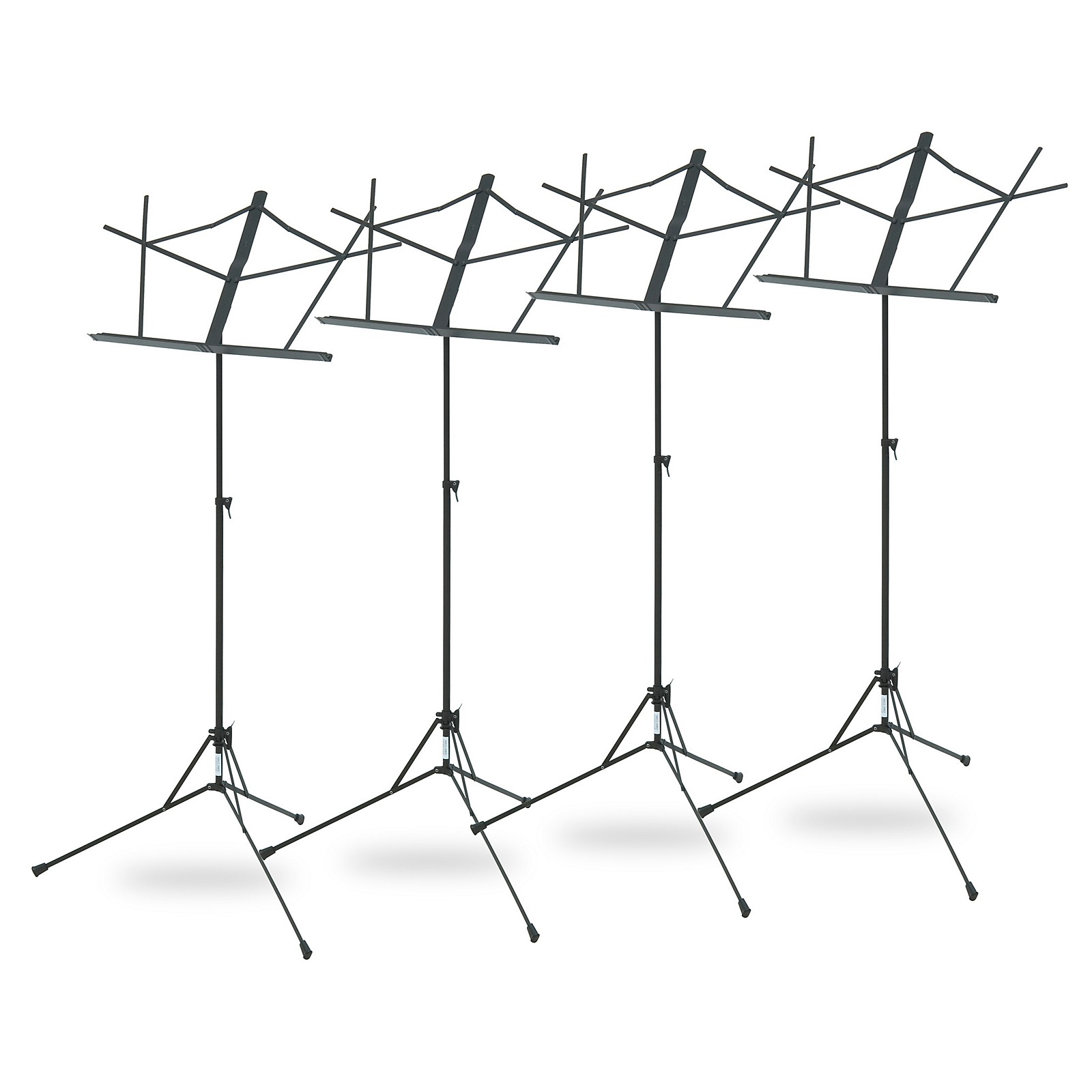 Musician's Gear Folding Music Stand, 4-Pack Black | Guitar Center
