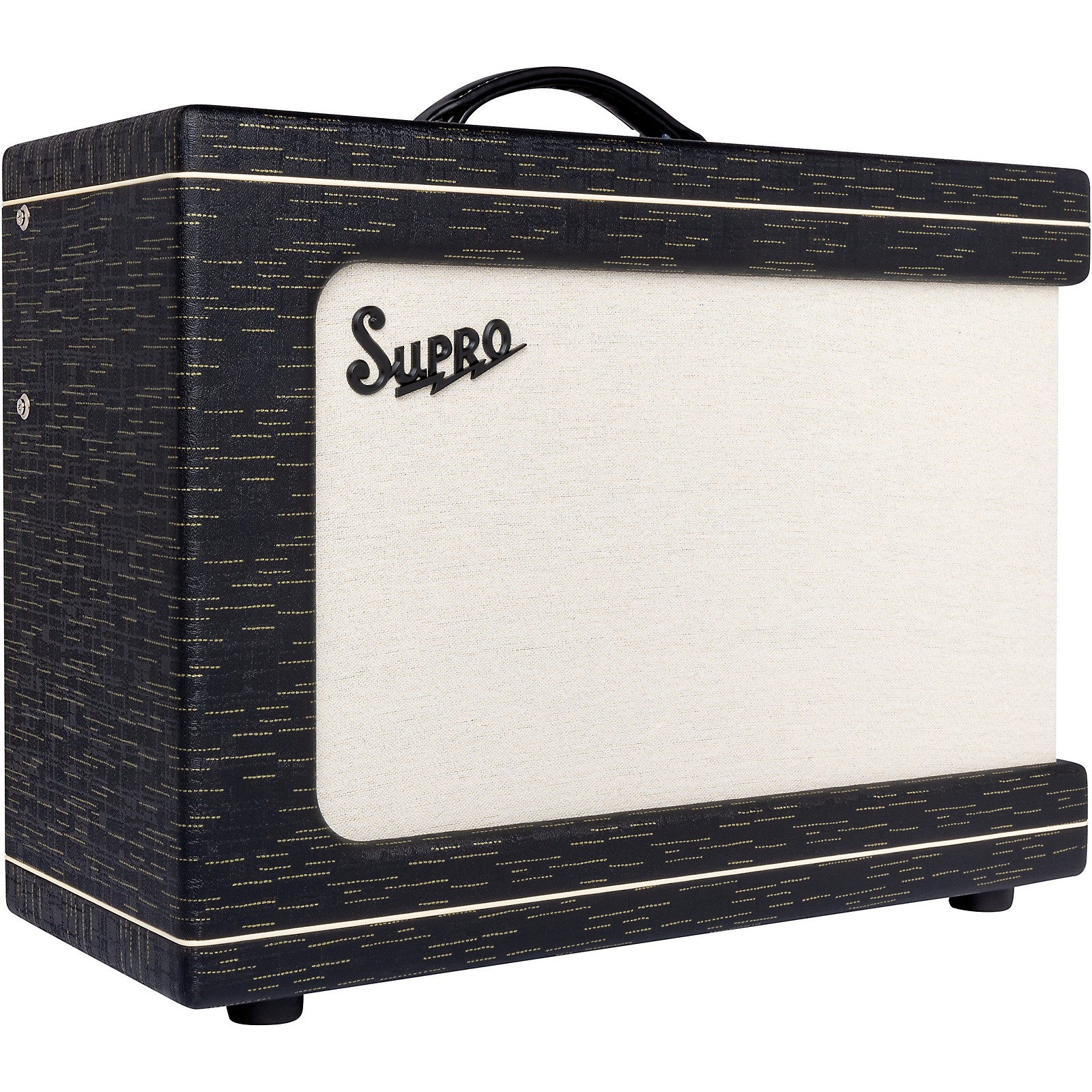 Supro Ambassador Custom 2x10 50W Tube Combo Amp Black Scandia | Guitar ...